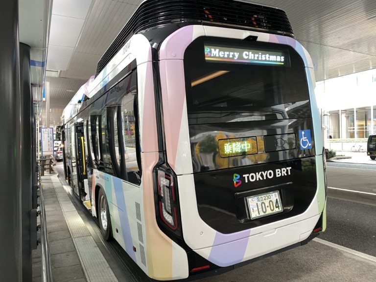 プレ運行中の東京BRTに乗ってみた【新橋～晴海BRTターミナル】 | cari angin tokyo